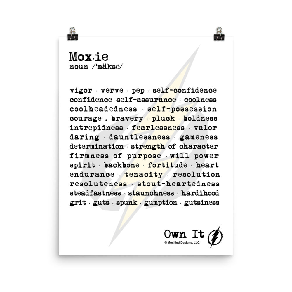 Moxie Defined Art Print – Moxie Chic